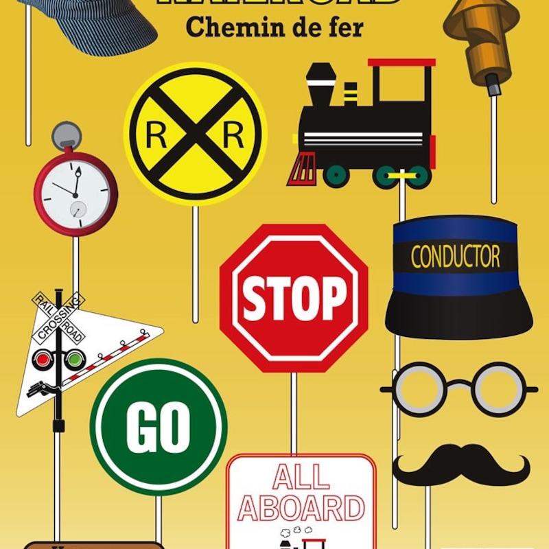 Train Photo Prop - Etsy