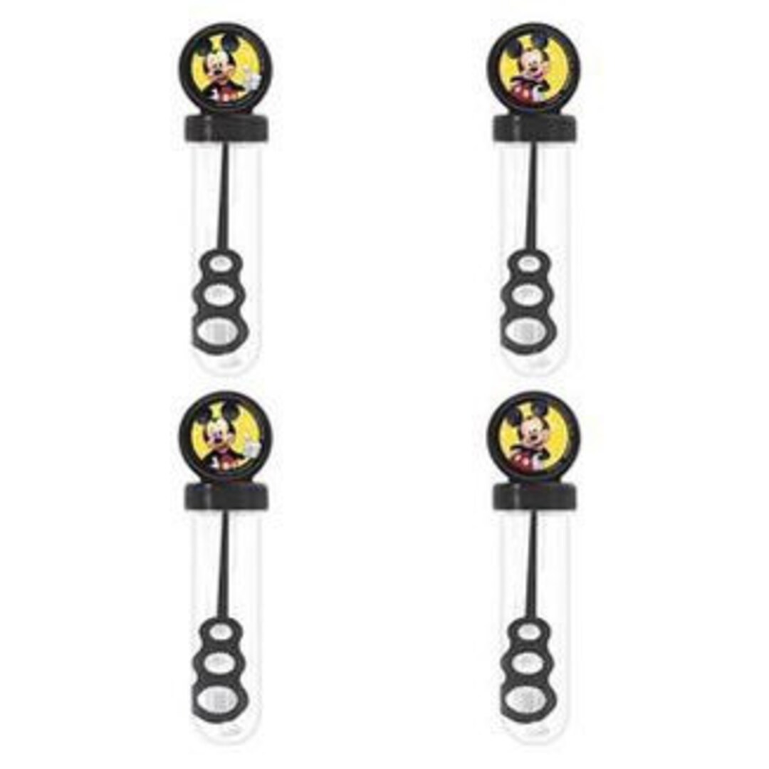 Mickey Mouse Bubble Tubes - 1oz,4 Pcs, Mickey Mouse Party Favors ...