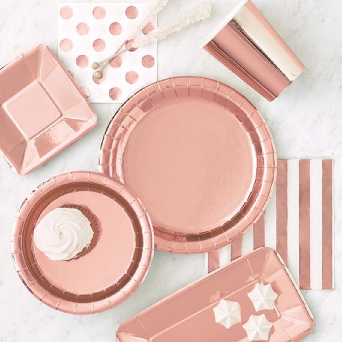 Rose Gold Number 1 Shaped Foil Balloon 34 Packaged - Etsy