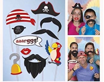 Pirate Party Photobooth Props 30 Piece Set Instant Download - Etsy