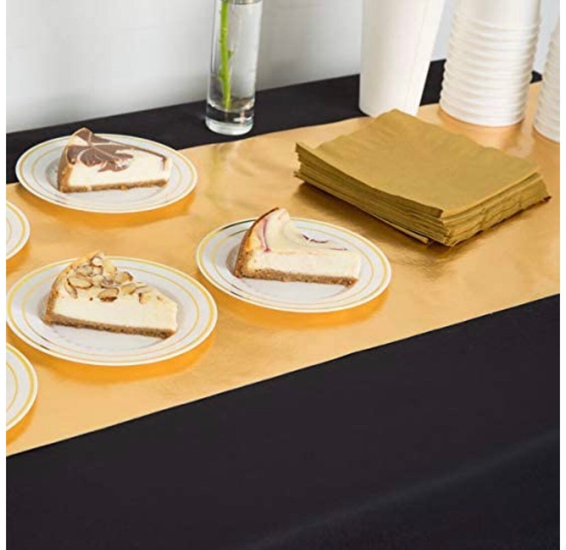 Metallic Gold Table Runner 84x14 Elegant Gold Table - Etsy