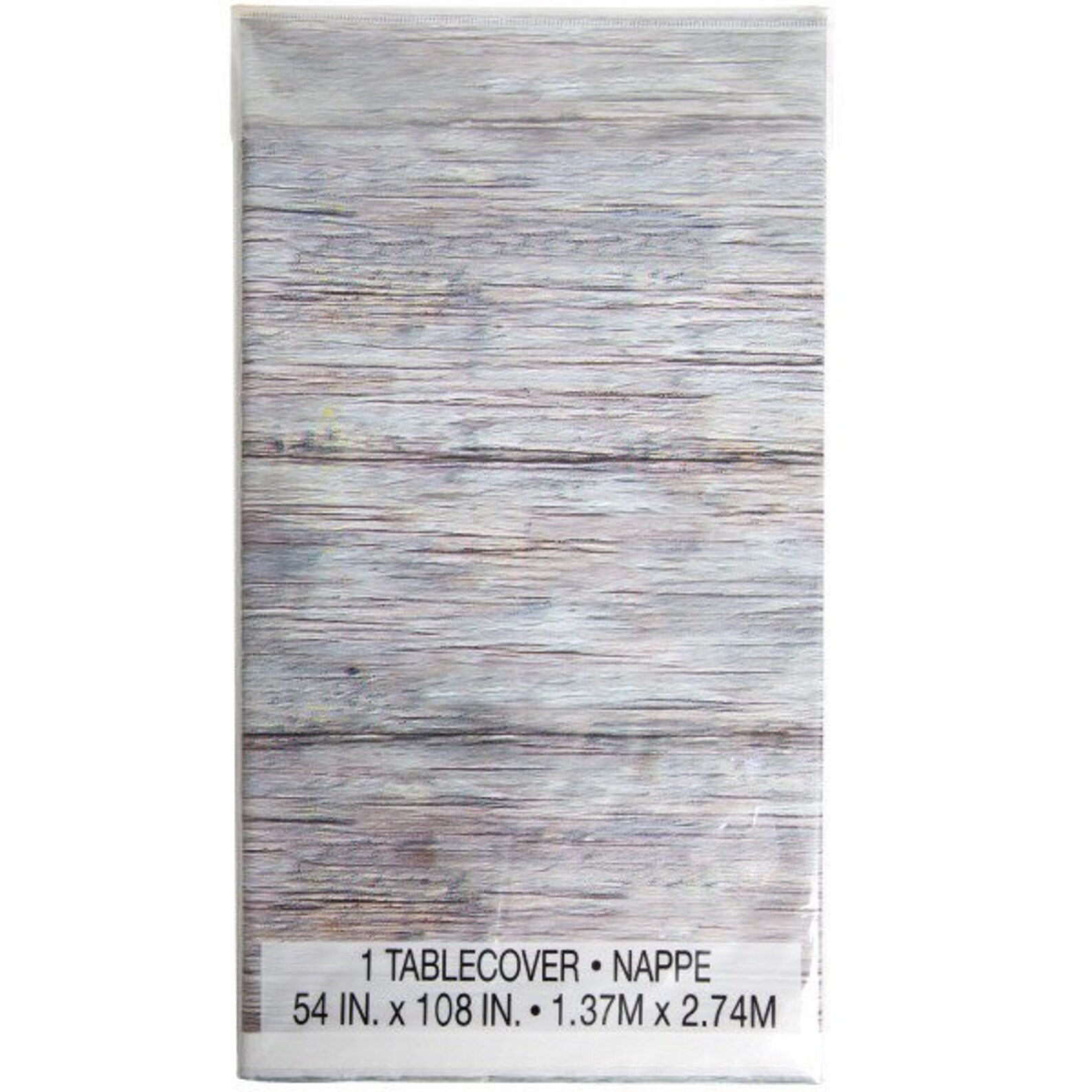 Rustic Wood Plastic Table Cover 54 X 108 Inches Barn Party - Etsy