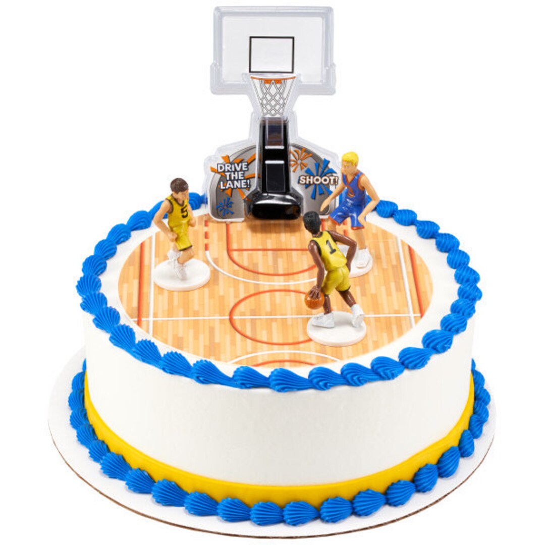 Basketball Cake Decorating Set, Basketball Party, Basketball Birthday ...
