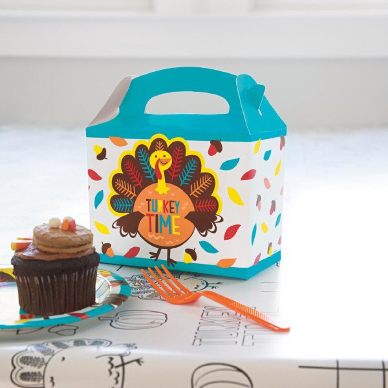 Cartoon Turkey Treat Boxes Fall Party Thanksgiving Table - Etsy
