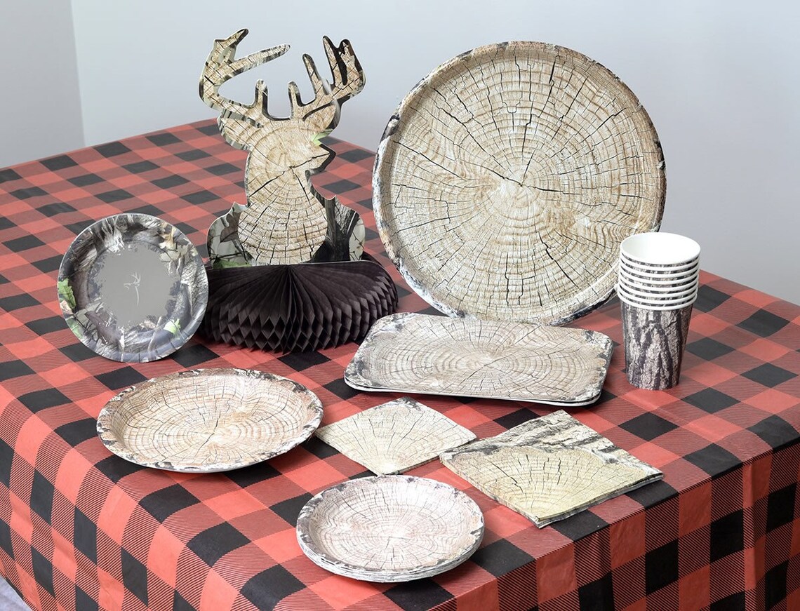 Cut Timber Deer Centerpiece Hunting Party Lumberjack Party | Etsy