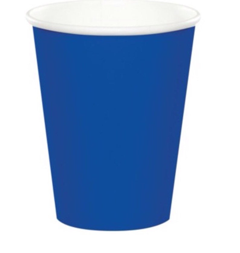 Set of 24 Royal Blue Party Cups 9 Oz. Gender Reveal - Etsy