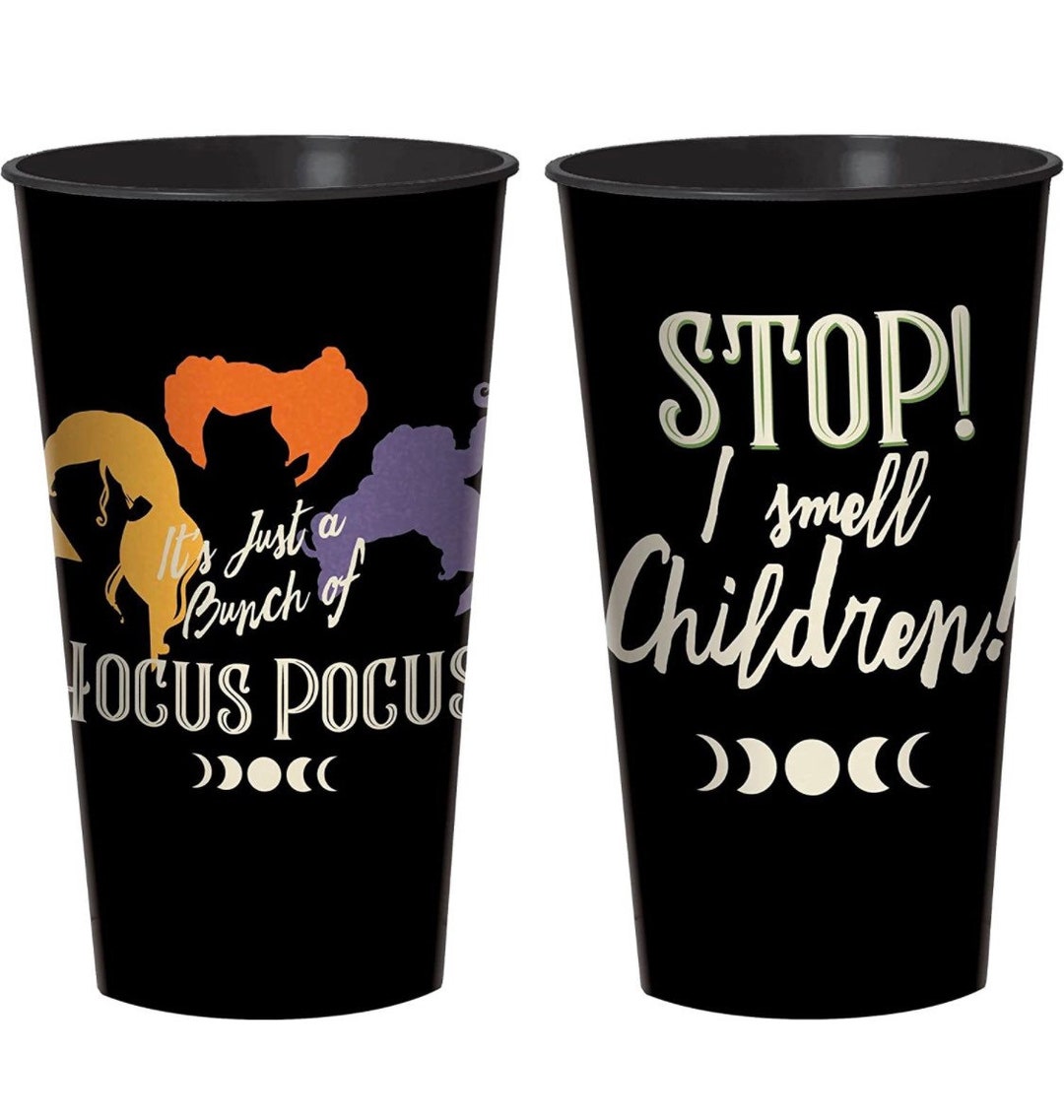 CLOSEOUT!! 50% OFF Hocus Pocus Plastic Cup - 32 Oz. Multicolor 1 Count ...