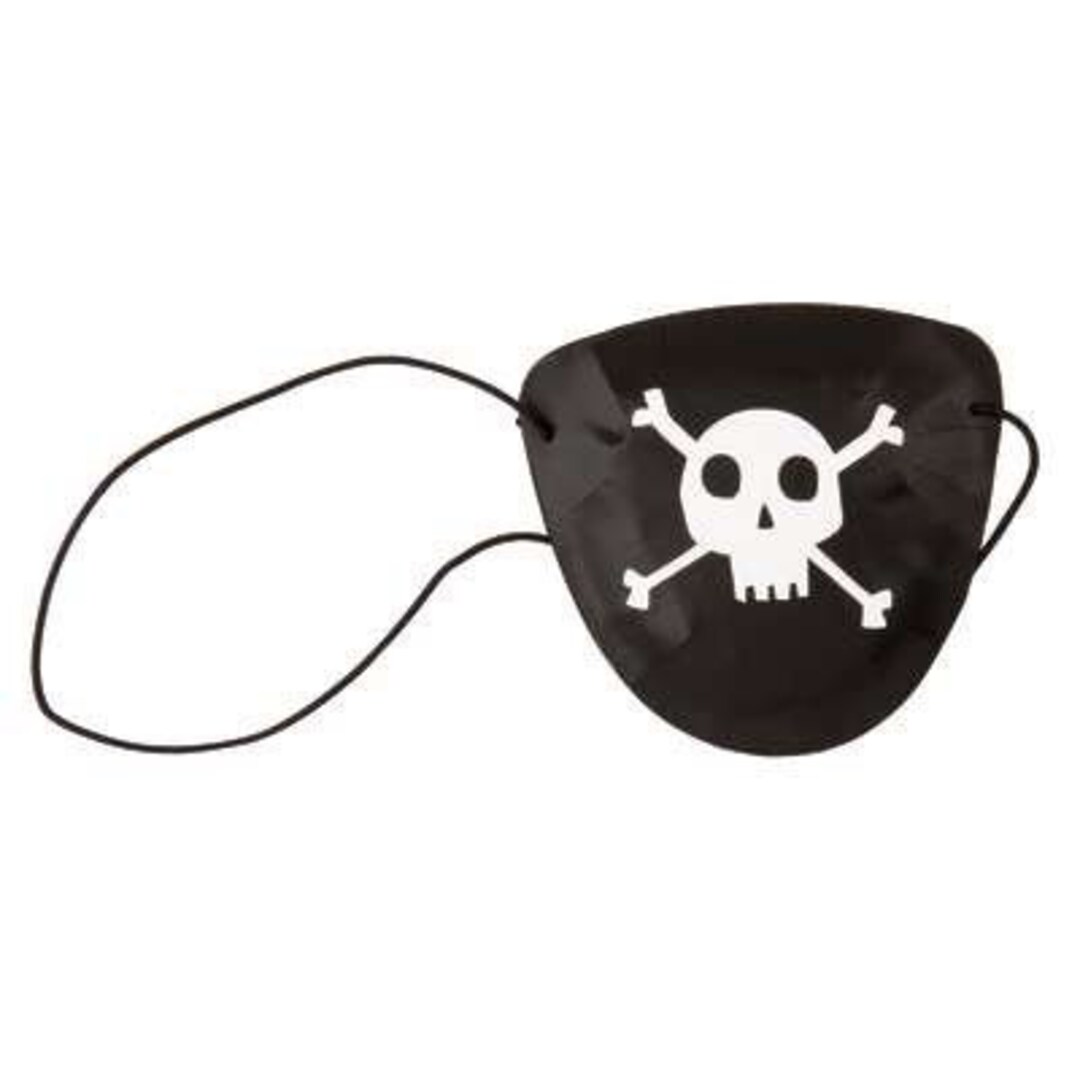 Plastic Pirate Eye Patch Favors (8 Pcs) - 1 Pack - Etsy