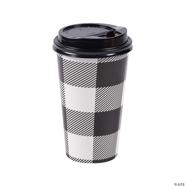 Buffalo Plaid Cups - Etsy