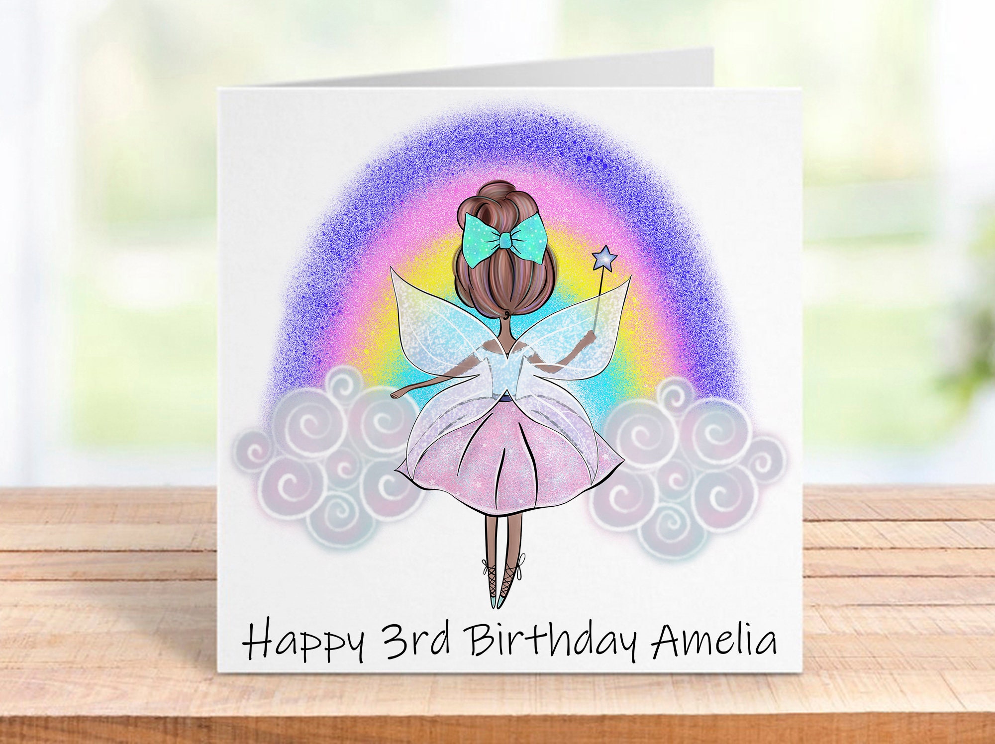 Personalised Fairy Birthday Card for A Special Girl Fairy - Etsy