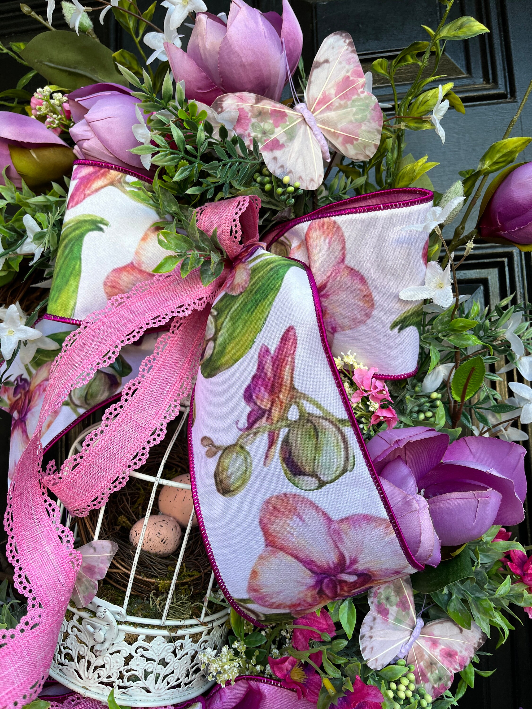 Everyday Wreath, Spring Wreath, Garden Wreath, Bird Cage Wreath ...