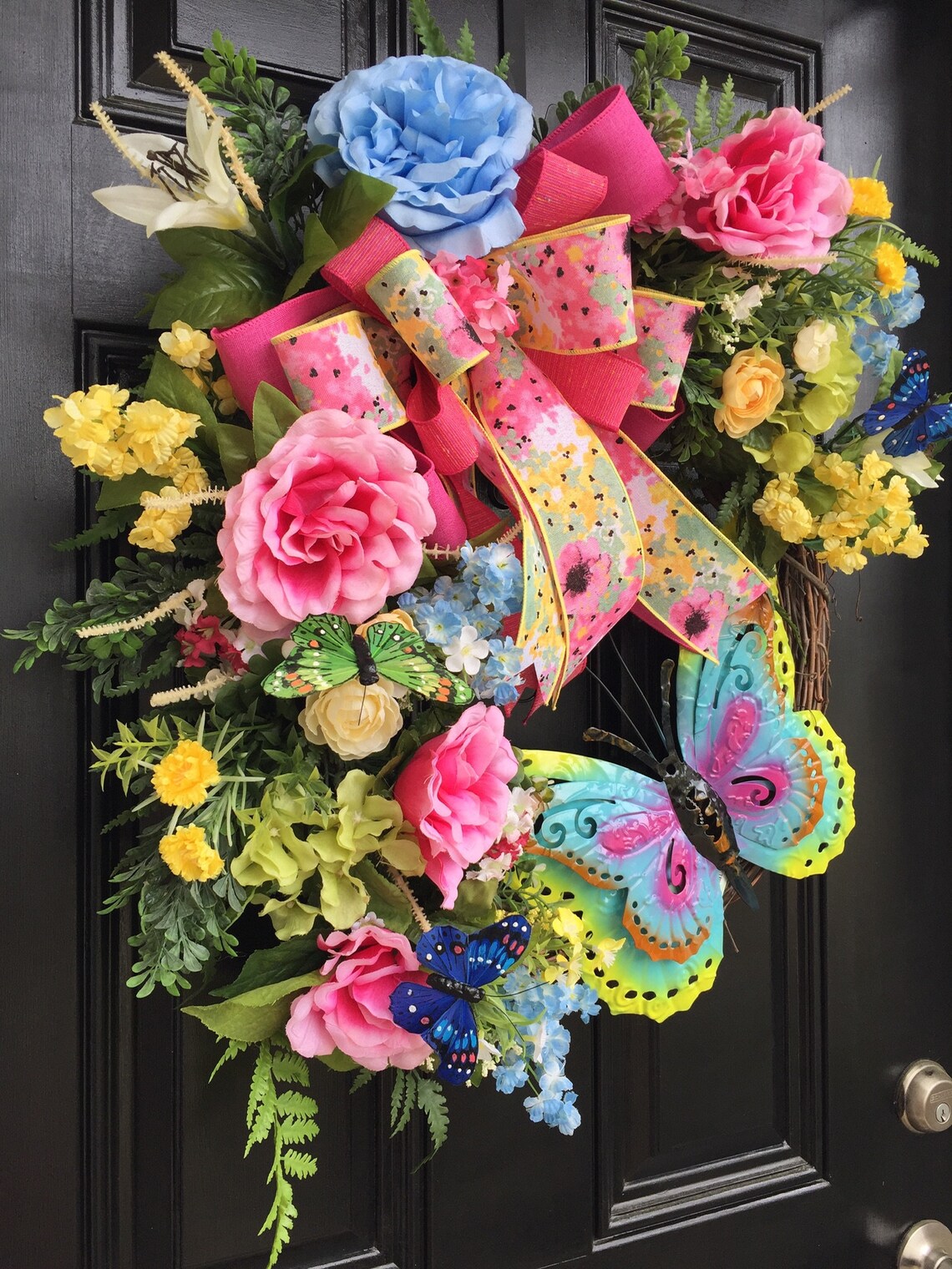 Spring Wreath Spring Decor Summer Decor Porch Decor Spring | Etsy