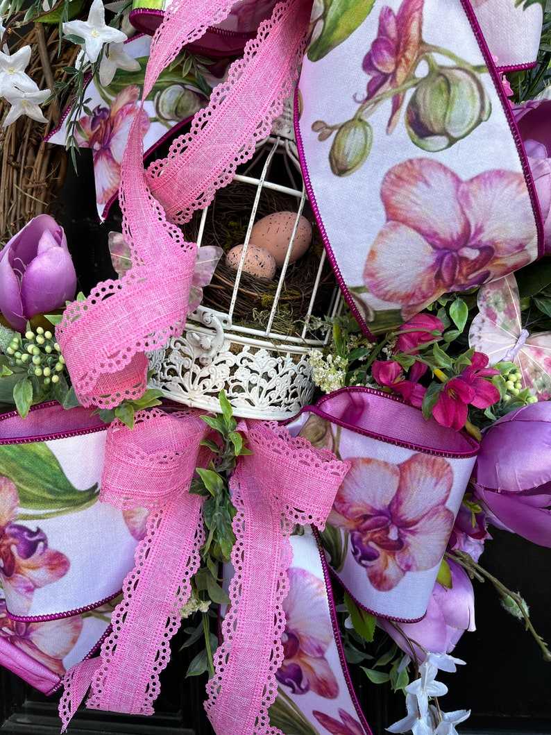Everyday Wreath, Spring Wreath, Garden Wreath, Bird Cage Wreath ...