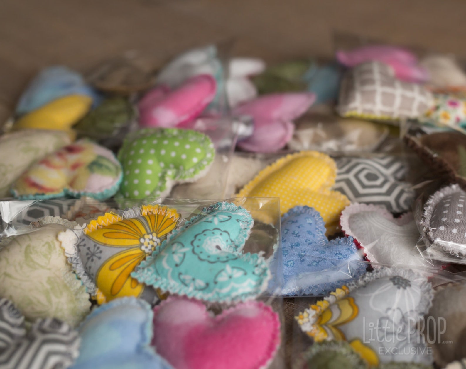 6 Mini Hearts Huggies • Set of 6 • Assorted Colors • Newborn ...