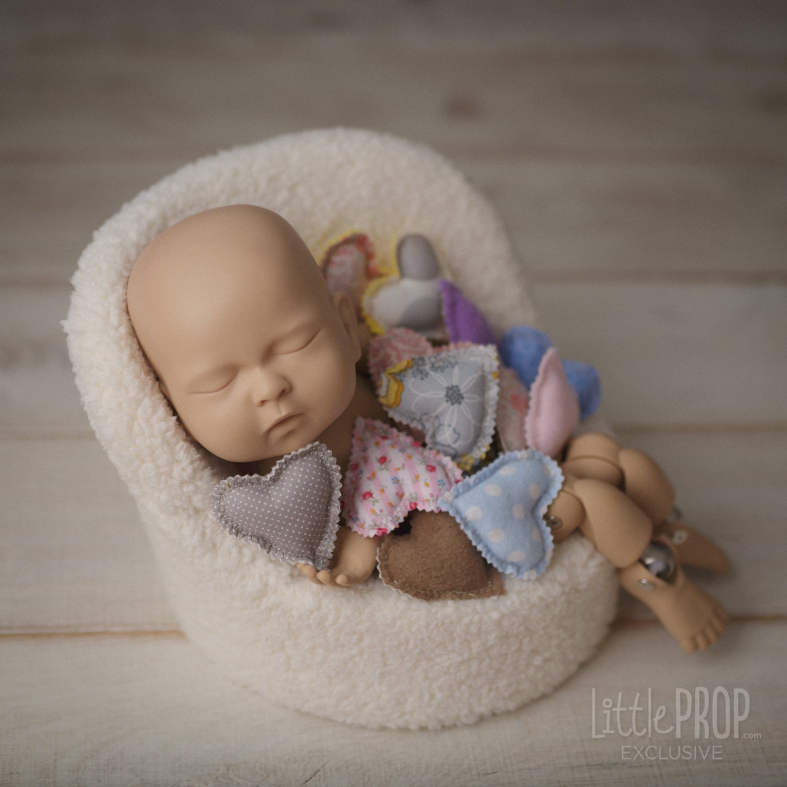 6 Mini Hearts Huggies • Set of 6 • Assorted Colors • Newborn ...