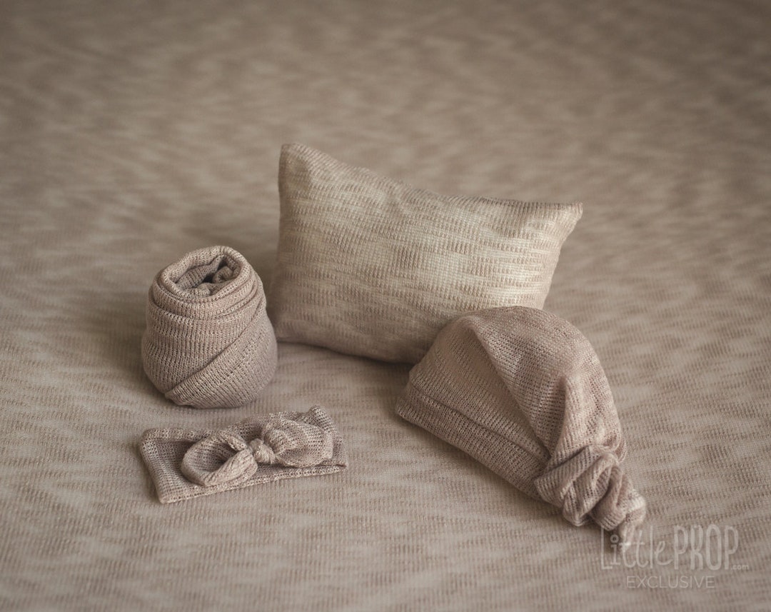 Knitted Backdrop Set • 5 Pieces • Photography Prop • More Colors - Etsy