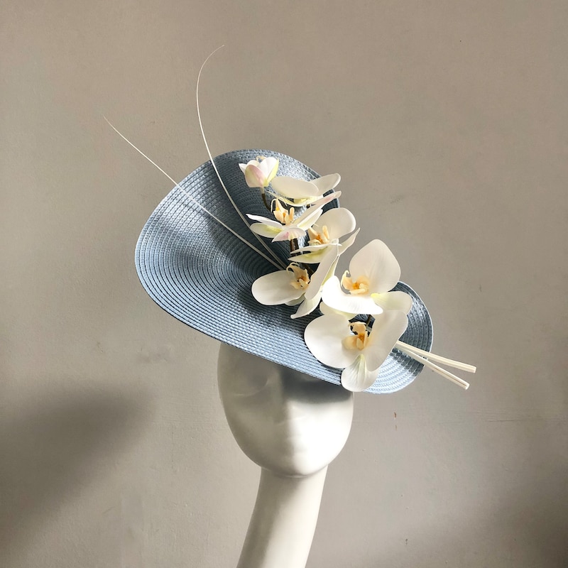 Light Blue Derby Hat - Etsy