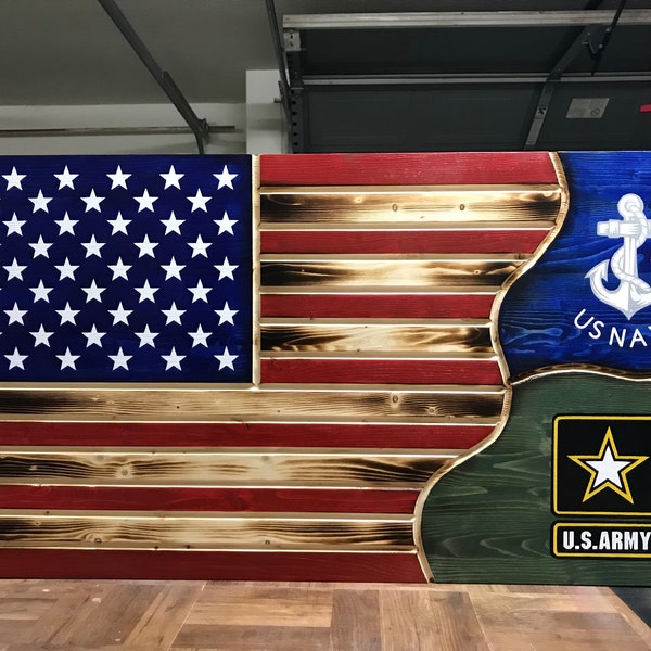 Wood Flag - Etsy