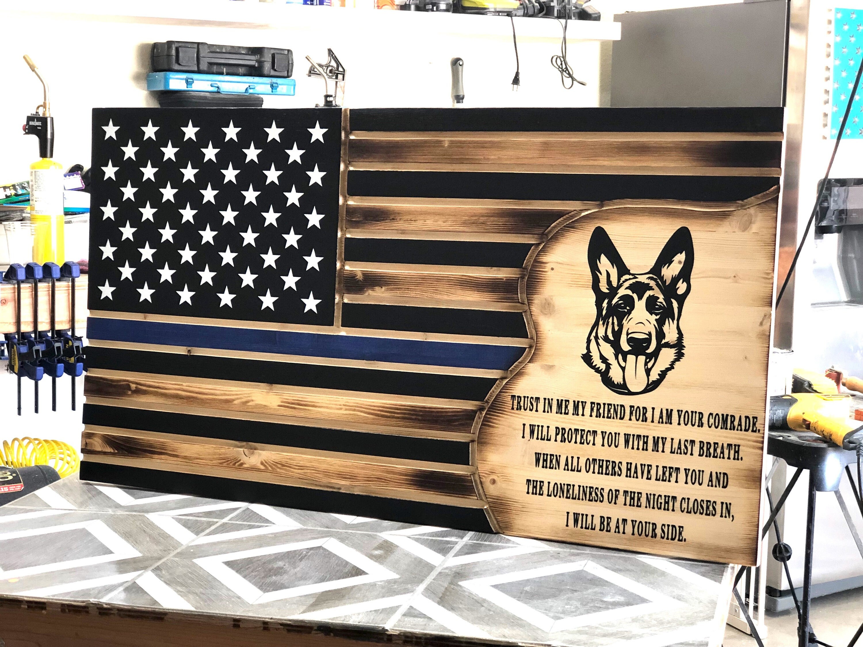 K9 Flag - Etsy
