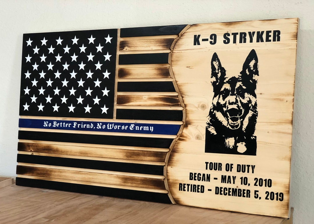Custom K9 Flag - Etsy