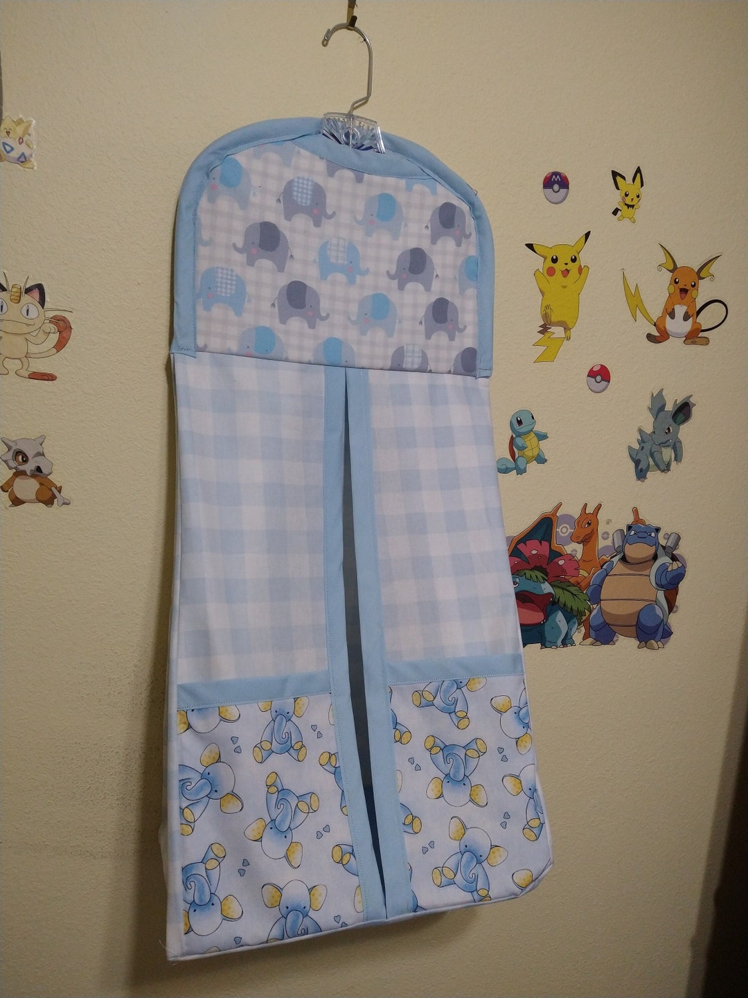 Hanging Diaper Holder, Diaper Organizer, Towel or Blanket Holder ...