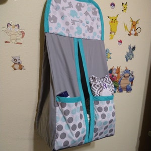 Hanging Diaper Holder, Diaper Organizer, Towel or Blanket Holder ...