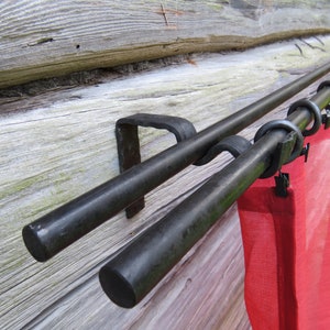 Curtain Rod,black Curtain Rod,window Treatment,double Rail ,double Rod ...