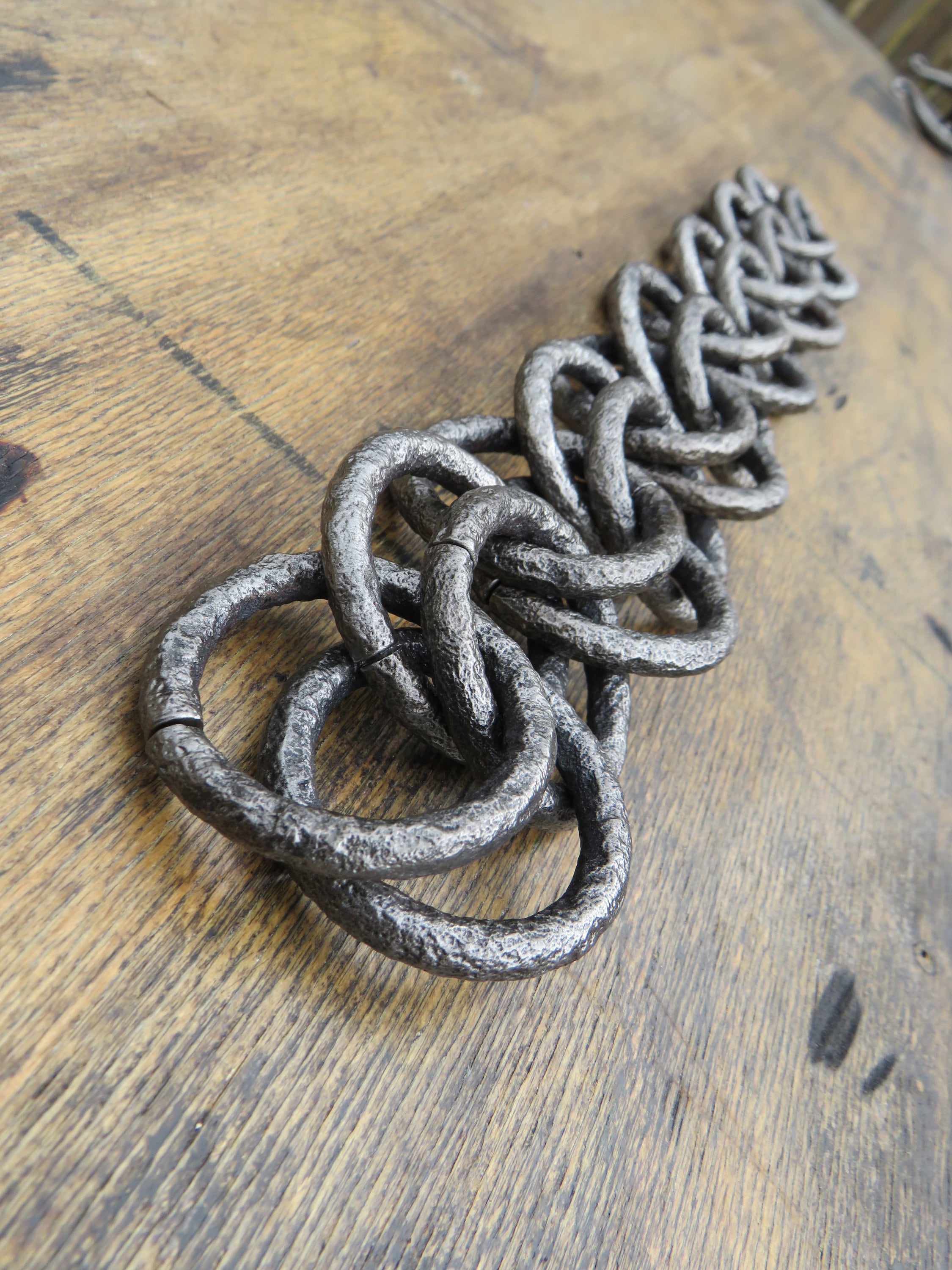 Wrought Iron Chain Forged Chain Interior Elementblack - Etsy