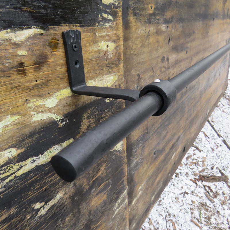 Rustic Curtain Rod - Etsy