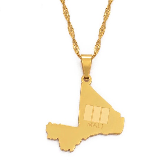 Mali Pride Gold Plated Chain mali Malian West Africa - Etsy