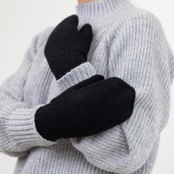 Wool Mittens - Etsy