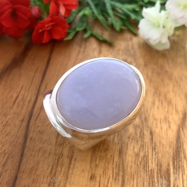 Chalcedon ring - Etsy.de