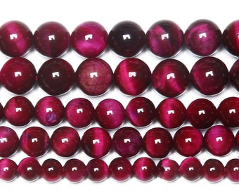 Pink tigers eye | Etsy