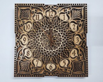 Multi Layer Wall Clock - Etsy