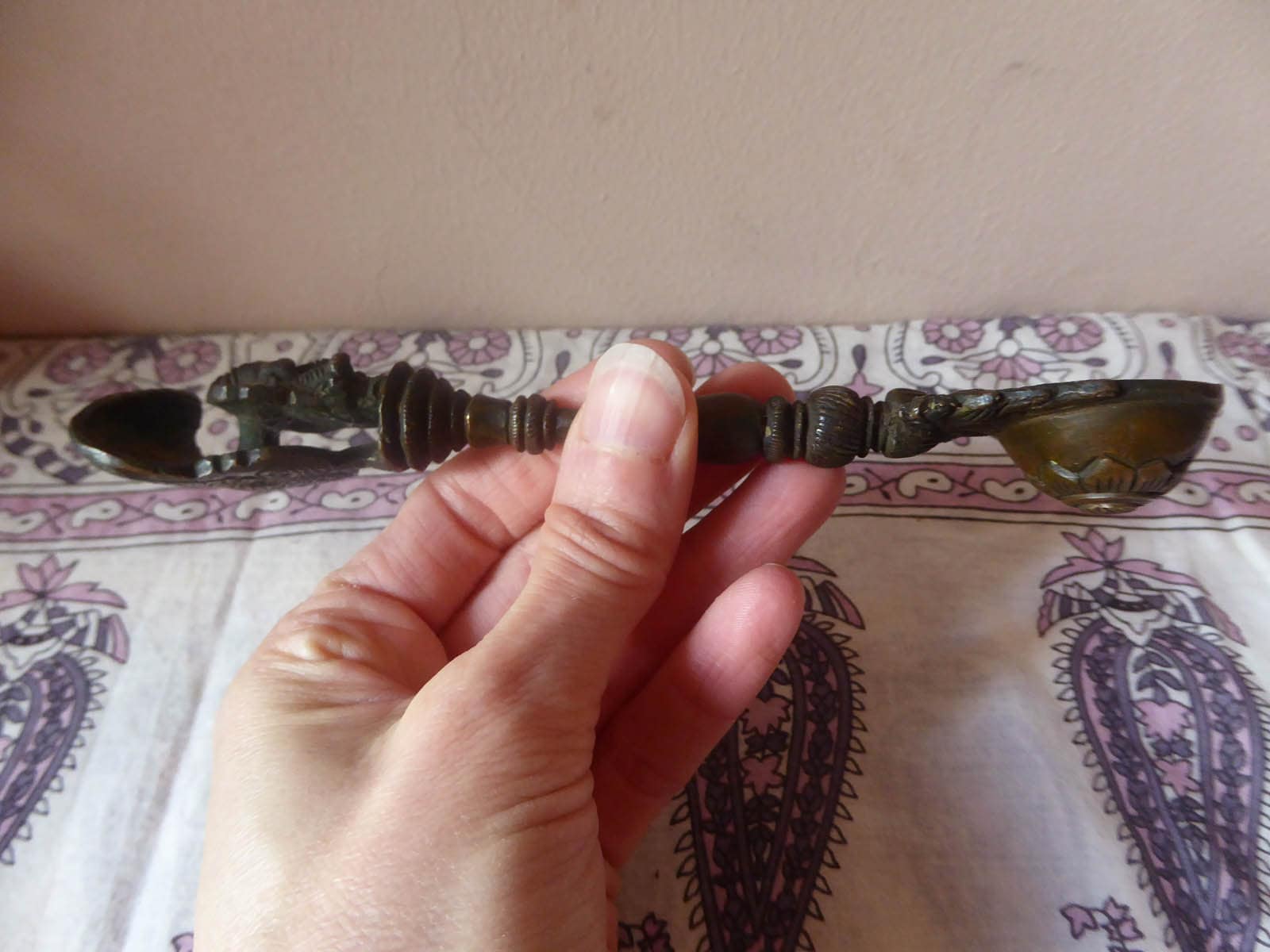 Old Indian Holy Water Spoon Snake Naga Vishnu Vishnou Puja - Etsy