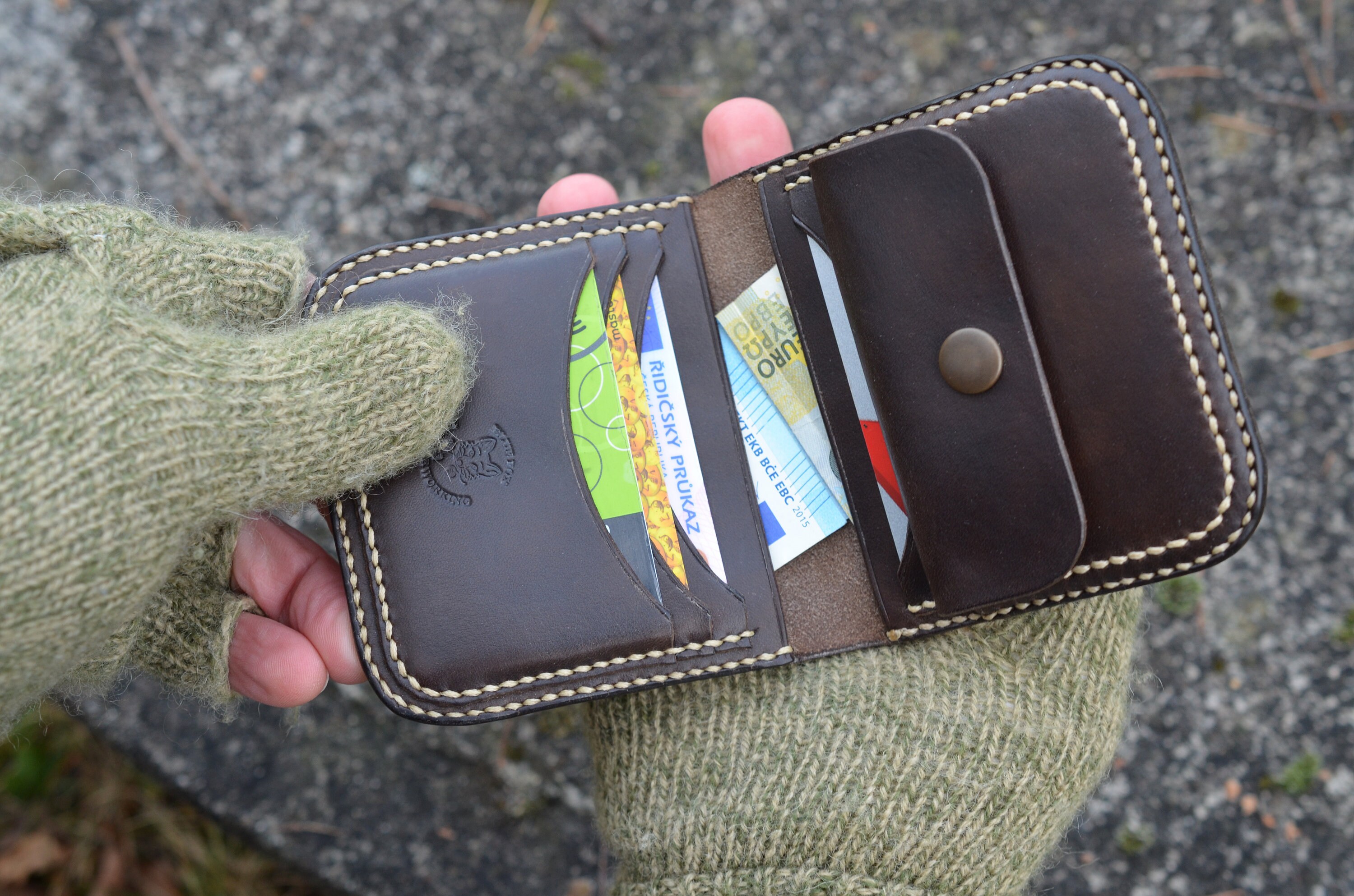 Hand Crafted Leather Wallet - Etsy