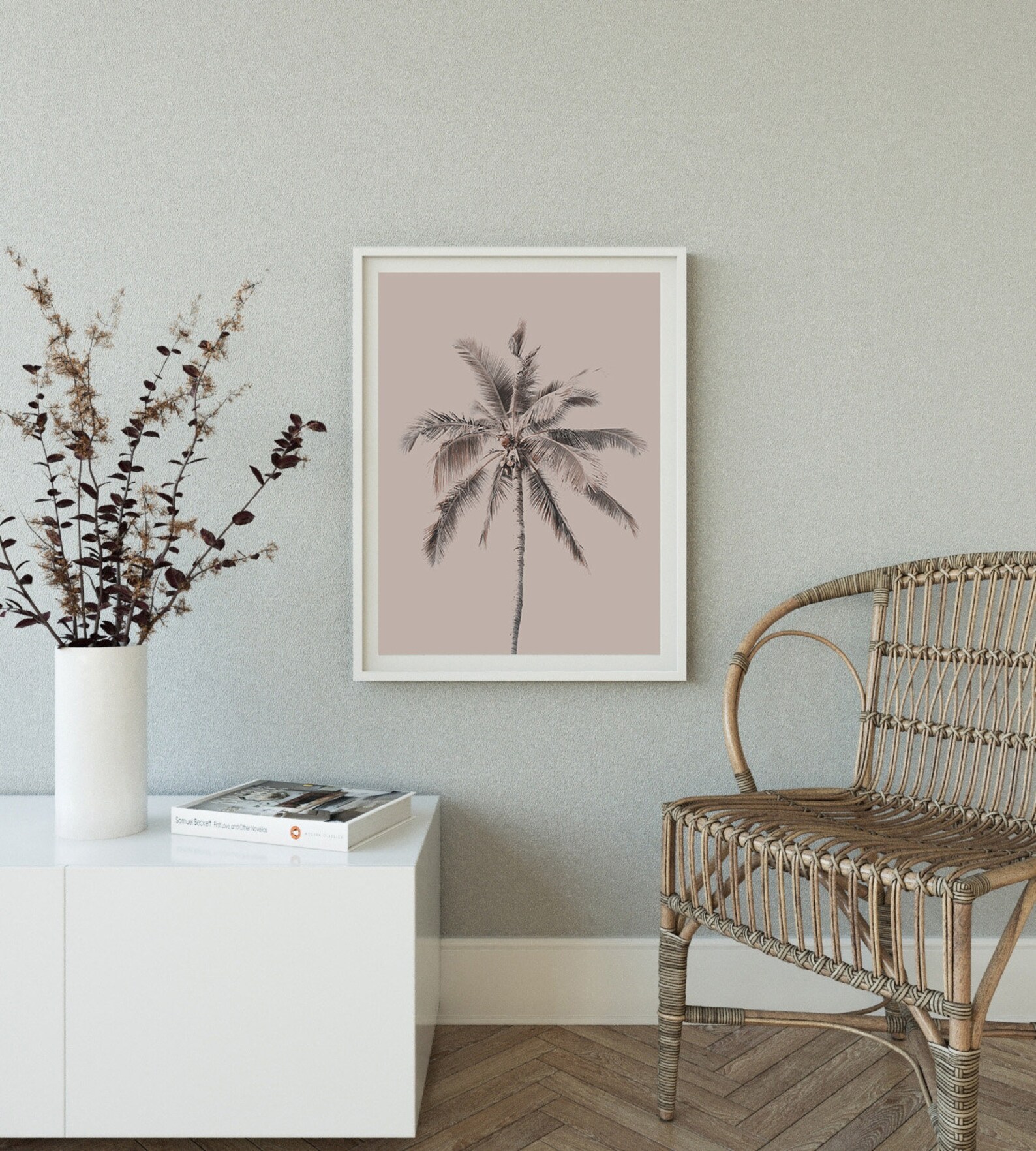 Coconut tree poster Palm tree prints Contemporary art | Etsy