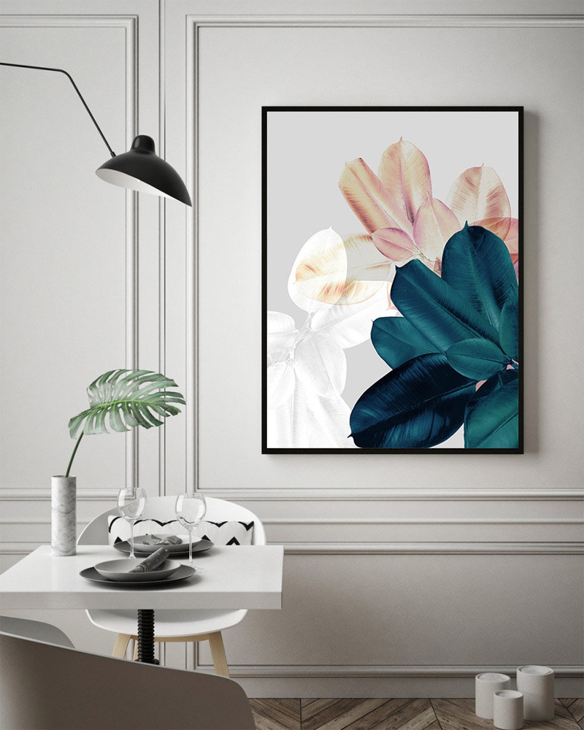 Set of 4 Prints Botanical Set Print Botanical Prints - Etsy