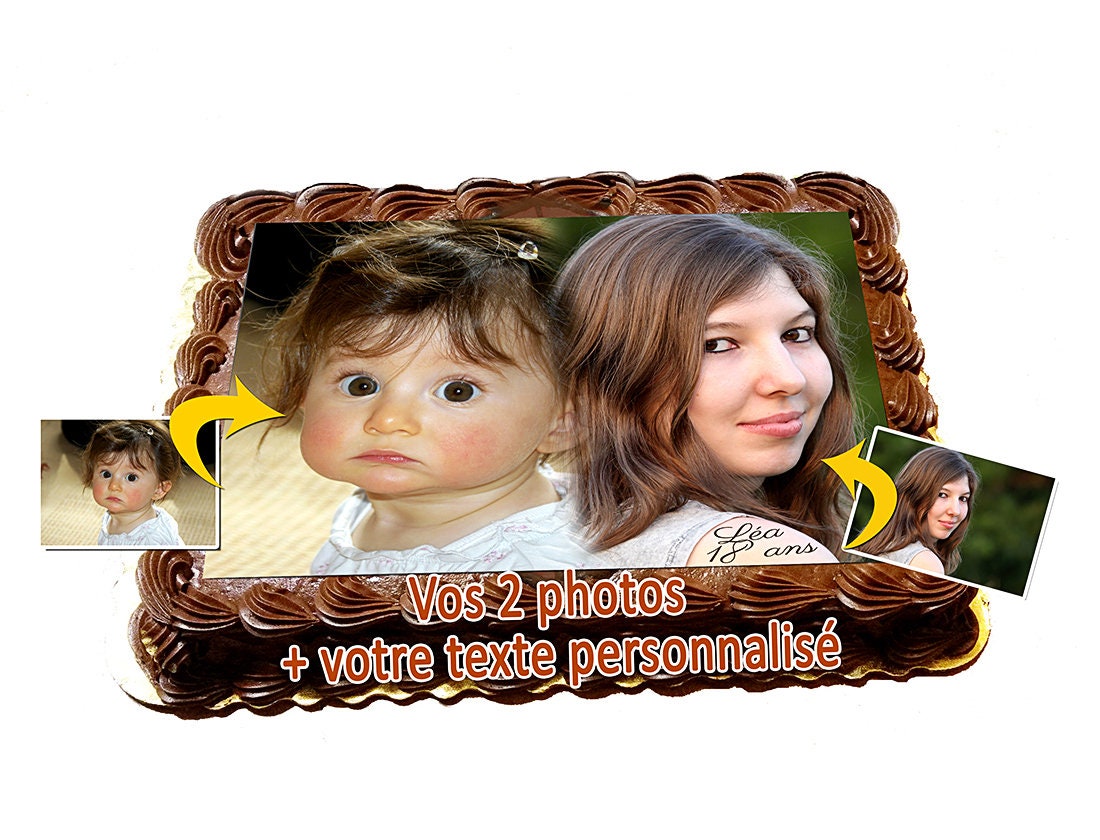 Happy Birthday Happy Birthday DUO Sugar Leaf or AZYME for Cake Diam ...