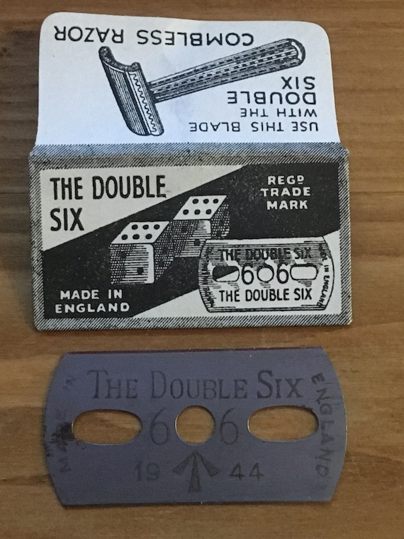 1944 WW2 Escape & Evade Razor Blade THE DOUBLE SIX World War - Etsy