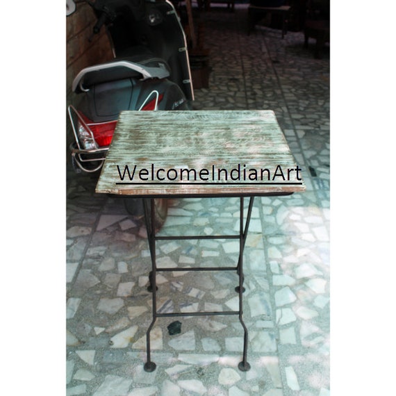 Indian Wooden Foldable Coffee Table Handmade Square Kitchen | Etsy