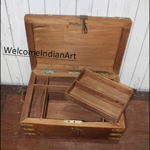 Antique Wooden Trunk: Pirate Treasure Chest, Wedding Decor - Etsy