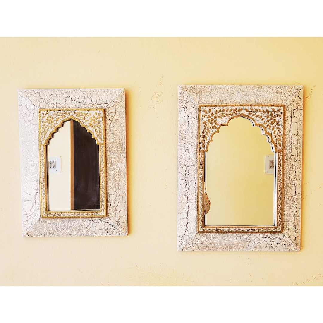 Wood Frame With Amazing Hand Crackel Painting and Hand Carving - Etsy