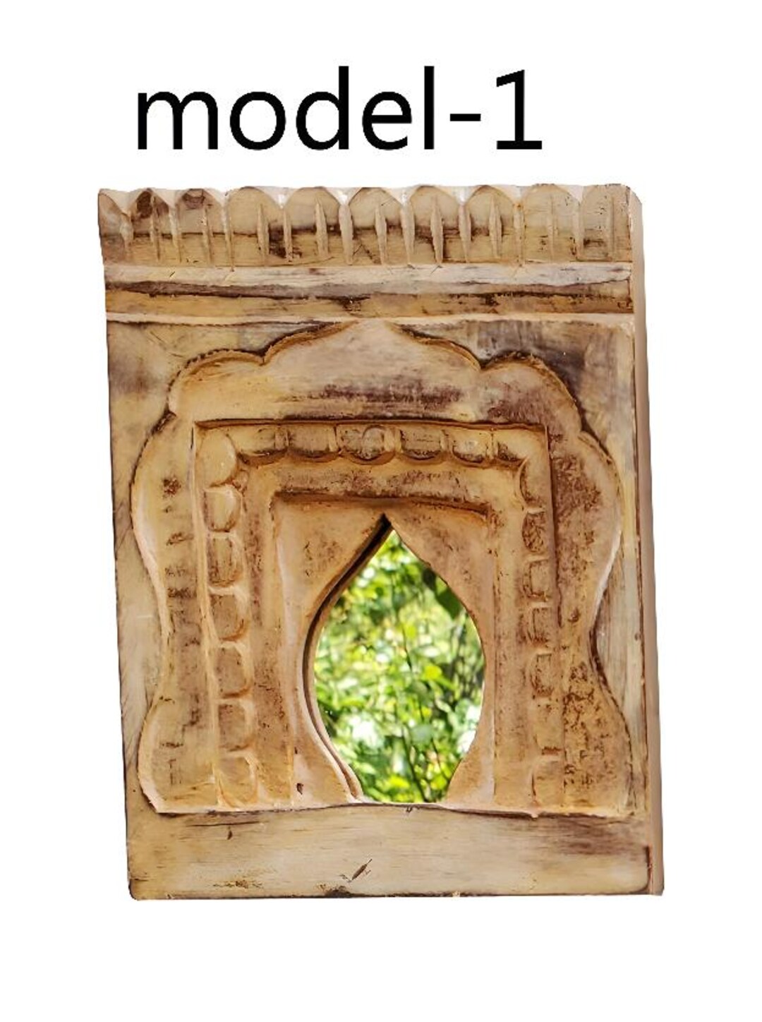 Vintage Style Wooden Frame Natural Wood Picture Frame Carved Handmade ...