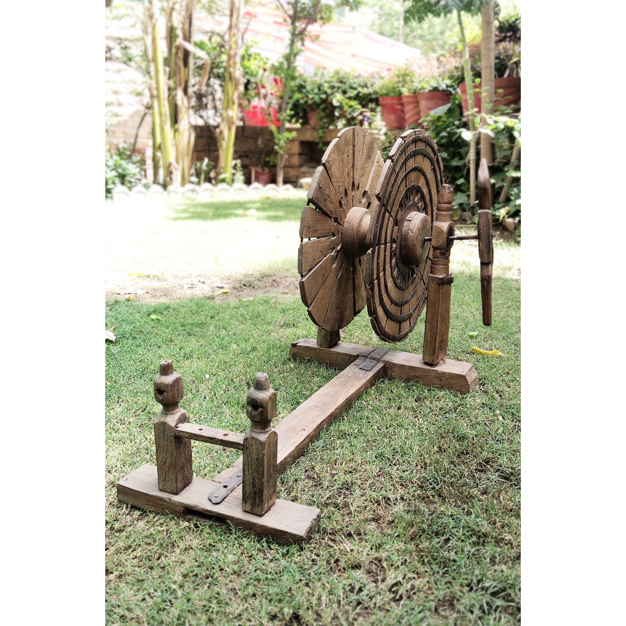 Vintage Wooden Charkha Antique Gandhi Charkha Spinning | Etsy
