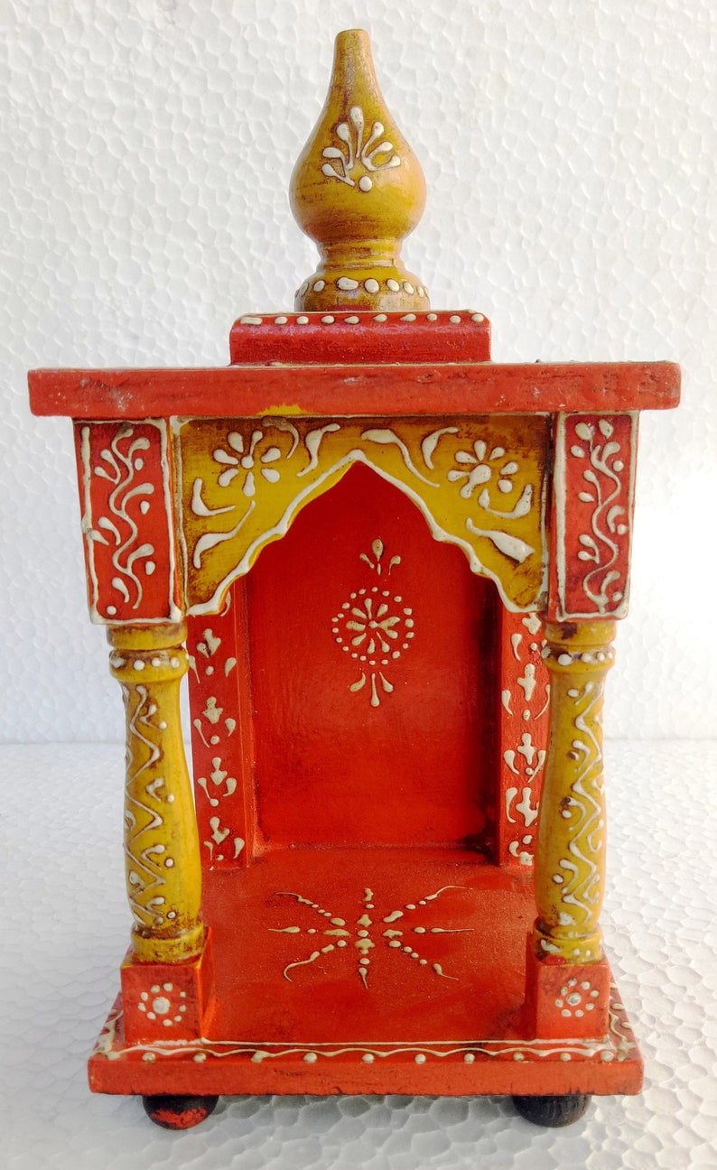 Wooden Temple Mandir Handcrafted Copper Handmade Mandir Pooja - Etsy