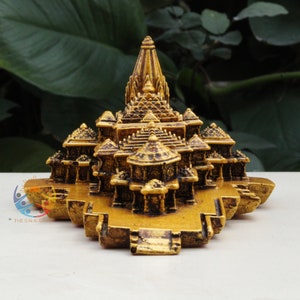 Ram Mandir Ayodhya 3D Model Wood Temple Ram Janmabhoomi Hindu Mandir ...
