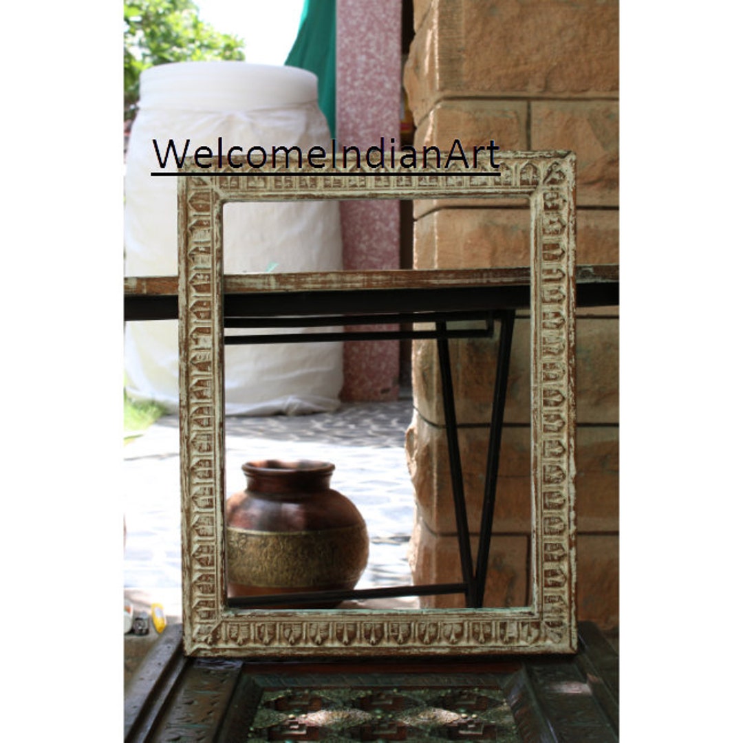 Wooden Wall Frame/ Old Handmade Wooden Frame/ Antique Indian Furniture ...