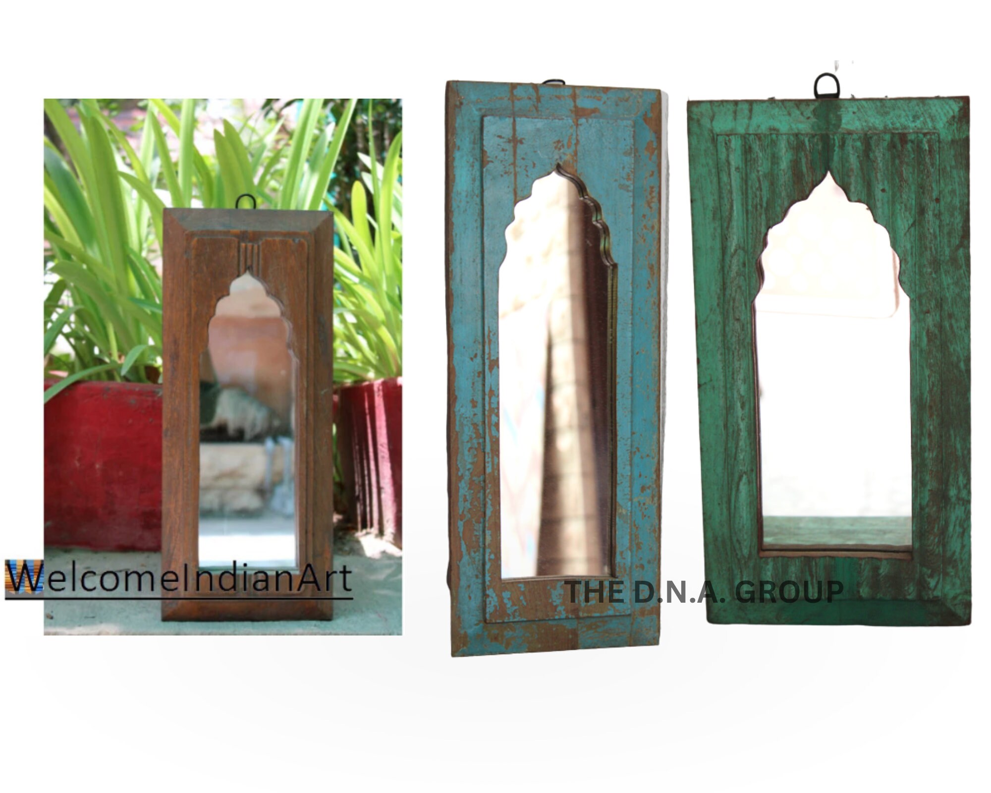 Indian Wooden Wall Mirror Frame Wall Mirror Indian Furniture - Etsy