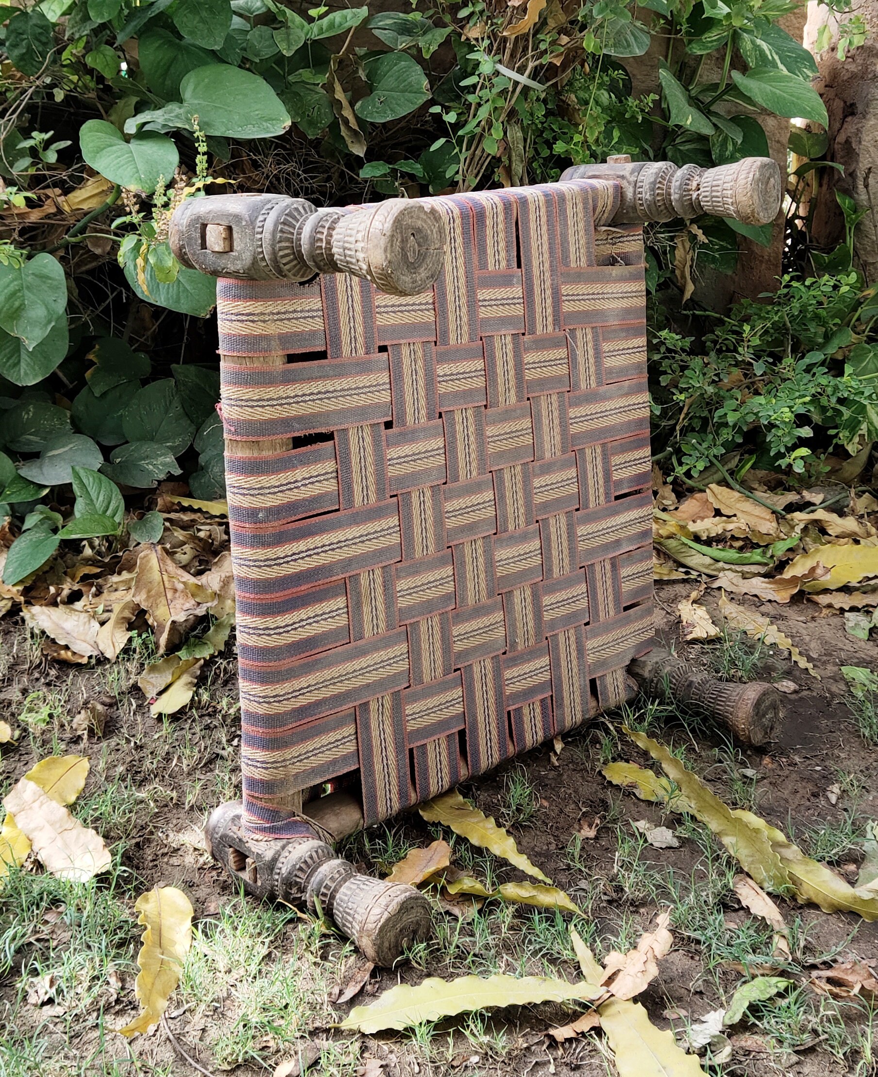 Indian Antique Vintage Wooden Charpai Khaat Khatiya Low Height | Etsy